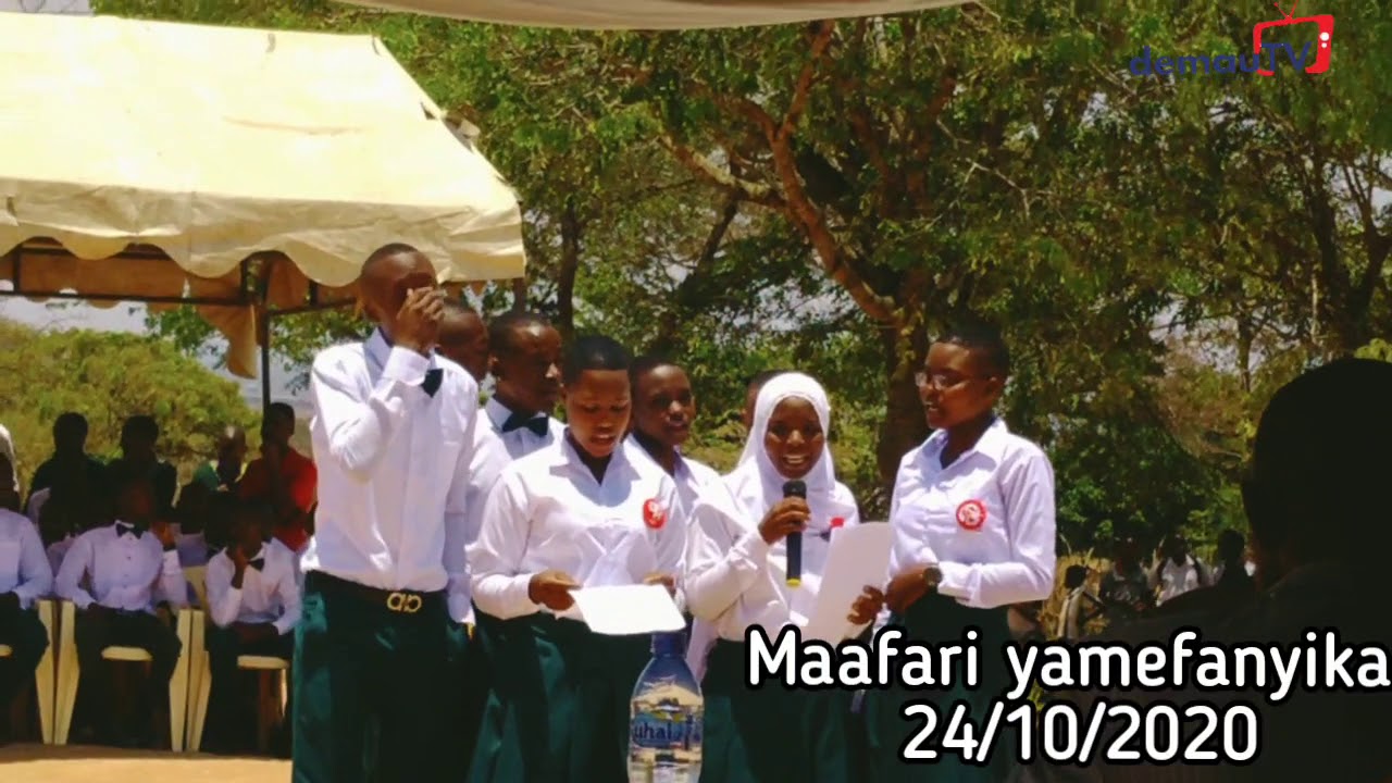 Maafari ya 26 shule ya sekondari mwanzi manyoni leo (24/10/2020) - YouTube