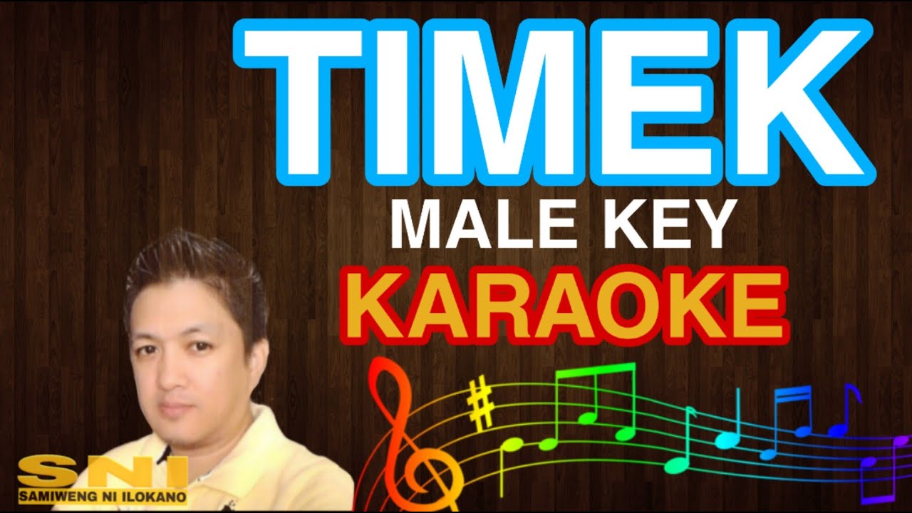 TIMEK | KARAOKE - Male Key by SNI - YouTube