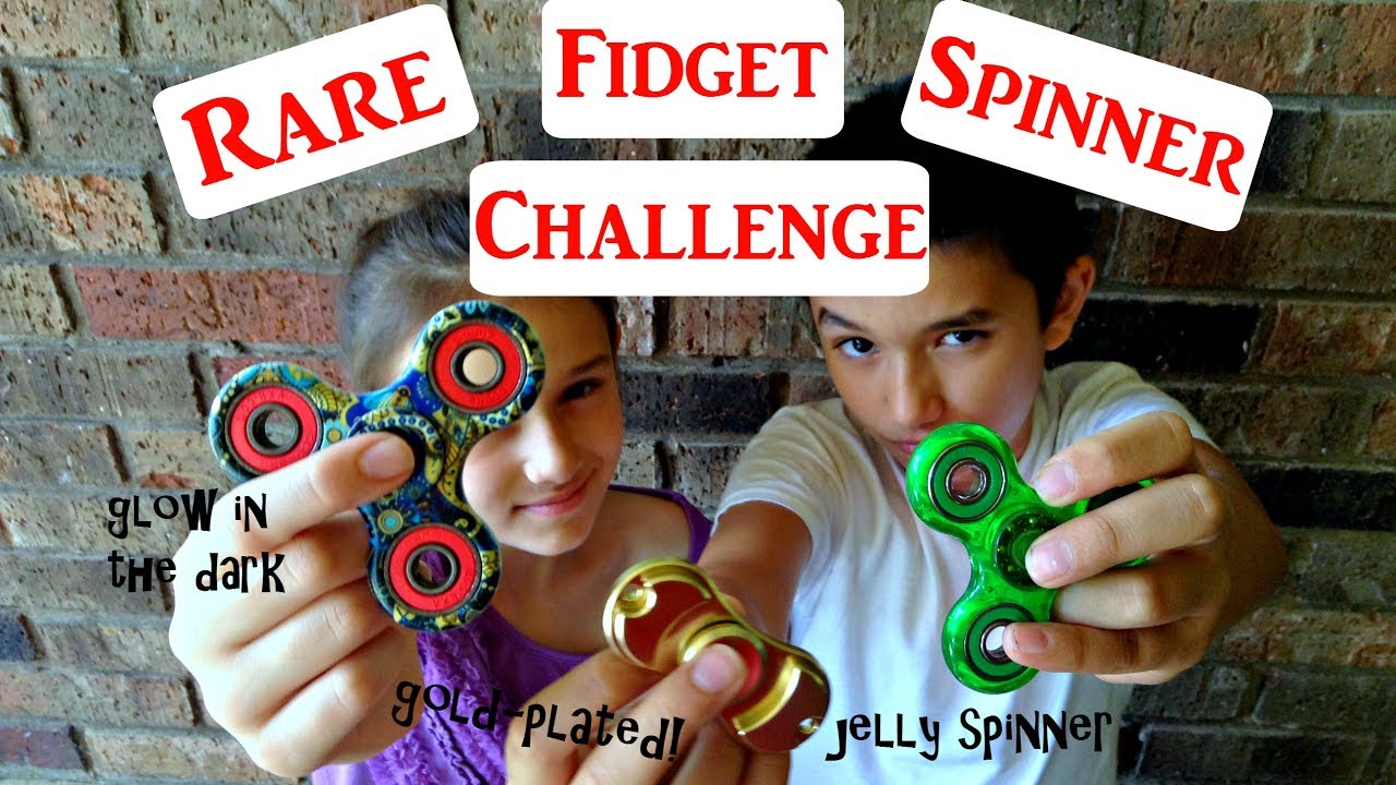 Rare Fidget Spinner Challenge!!! - with my brothers! - YouTube