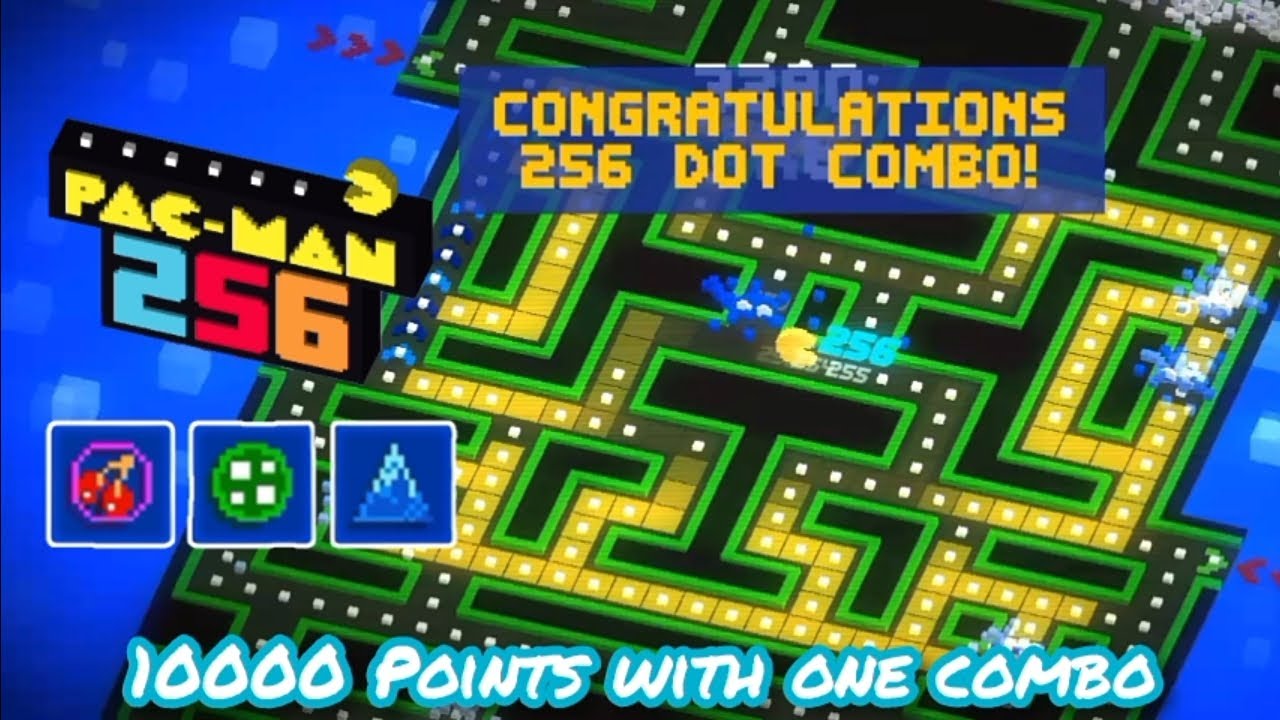 10000 Points with ONE COMBO IN PAC-MAN 256 - Cherries, Regen and ...