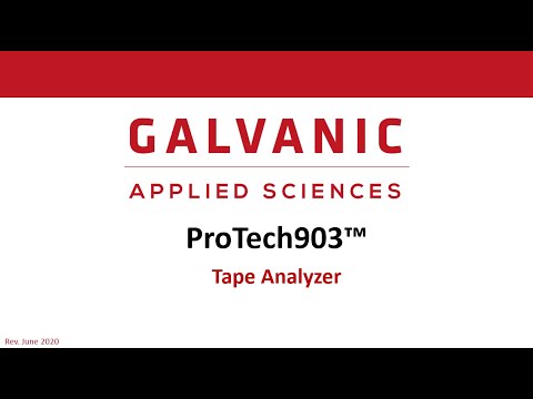 ProTech903 Tape Analyzer Introduction - YouTube