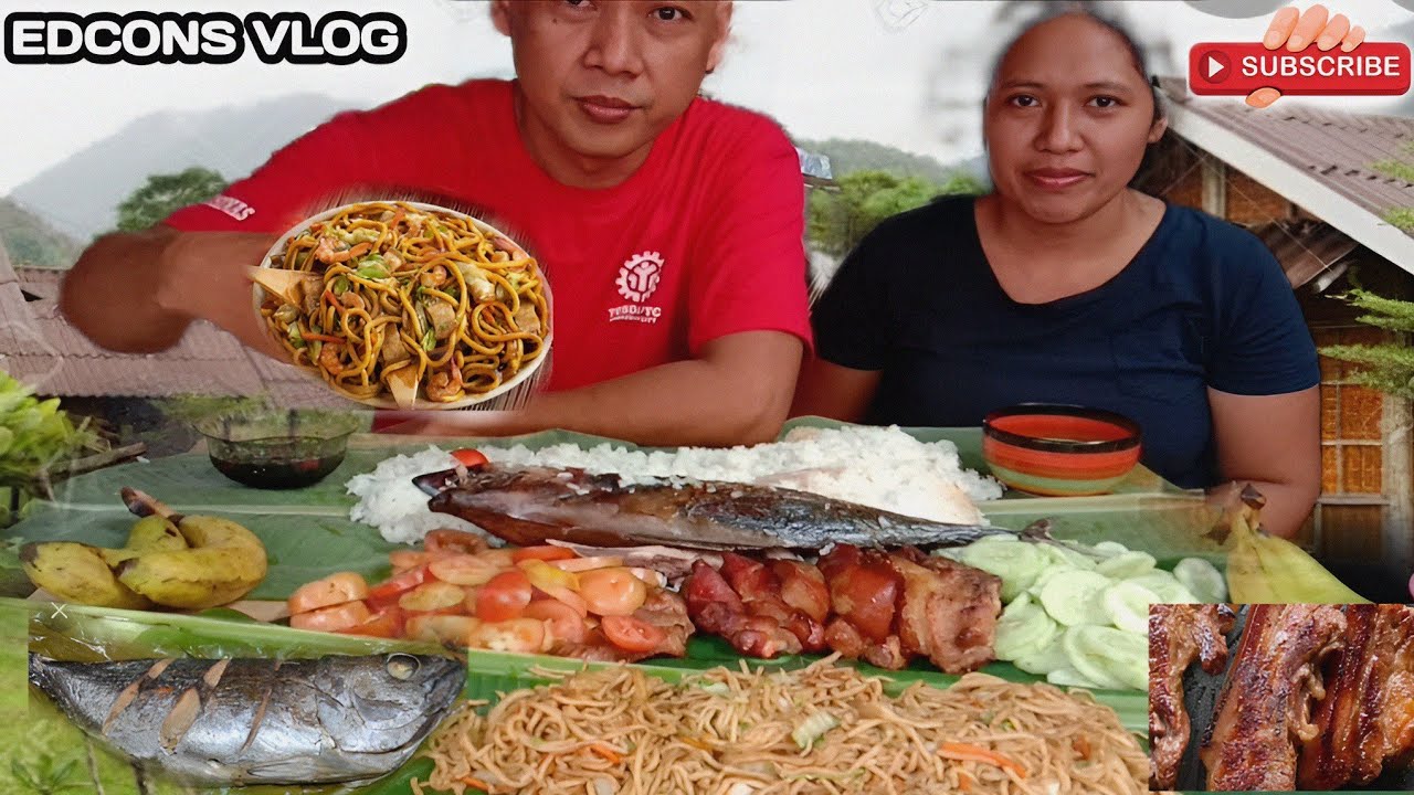 MUKBANG WITH MY FAMILY FRESH TULINGAN FISH & PORK BELLY ON A BUDGET # ...