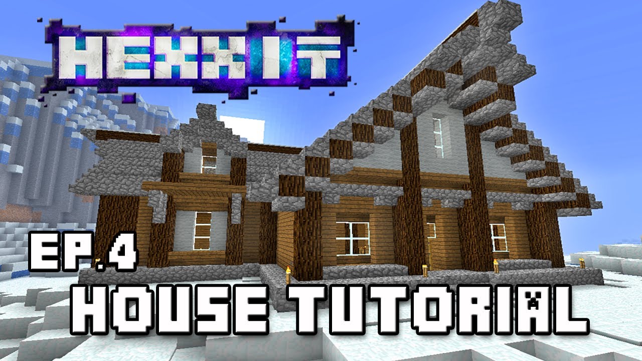 Hexxit Let's Play-Ep.14 How To Make a House Themed To Skyrim (Interior ...