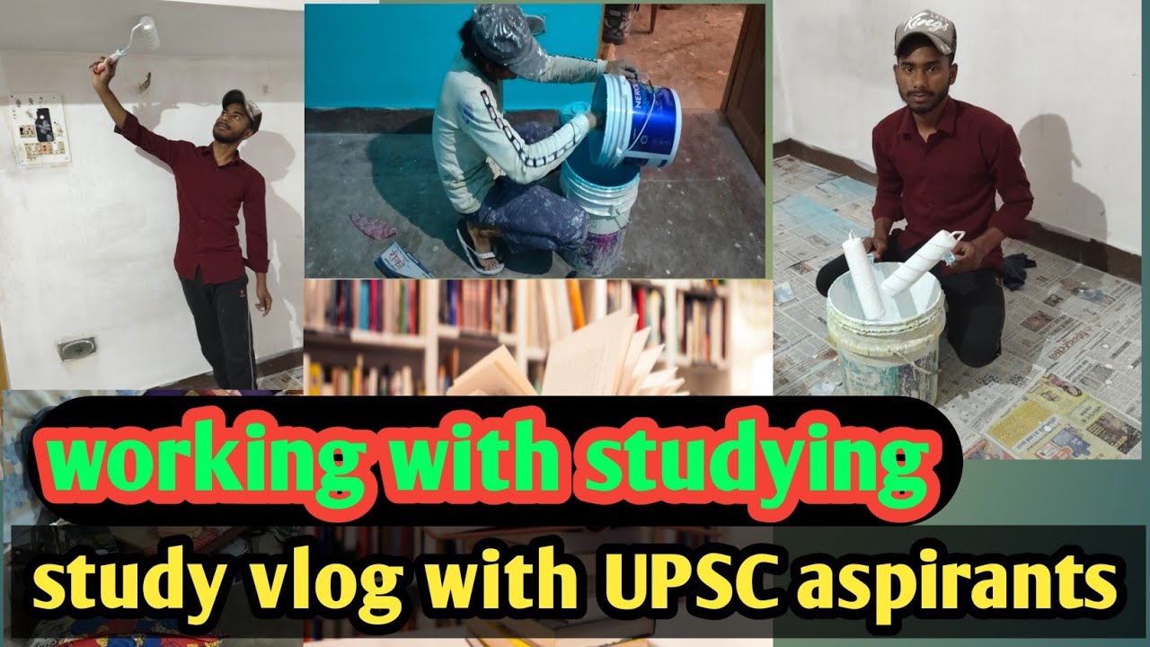 studying and working 💪💪*upsc aspirants study vlogs*A day in life of UPSC*daily routine UPSC CSE ...