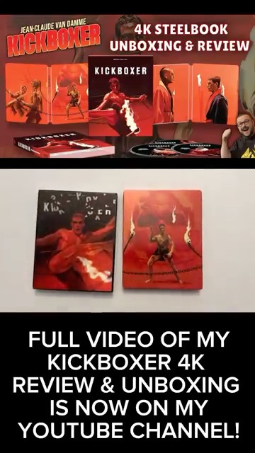 Kickboxer #4k Steelbook - Review - Full video now on my channel. - YouTube