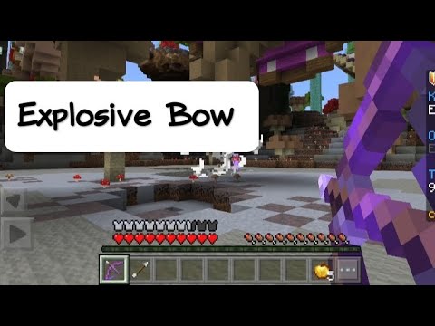 Explosive Bow In Battle Arena Cubecraft, MinecraftPE - YouTube