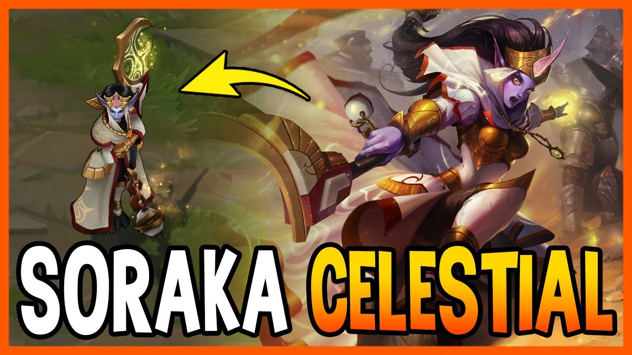 SKIN de SORAKA CELESTIAL | League of Legends - YouTube