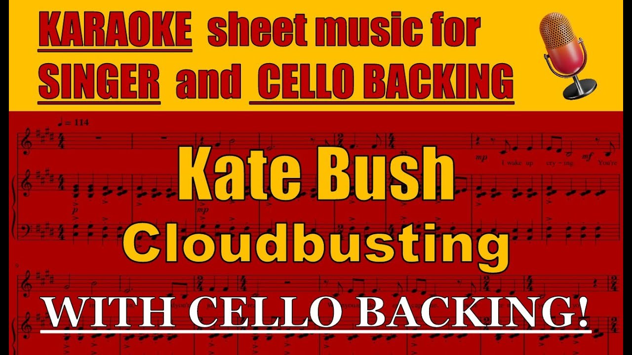KATE BUSH - Cloudbusting - KARAOKE with CELLO backing! - YouTube