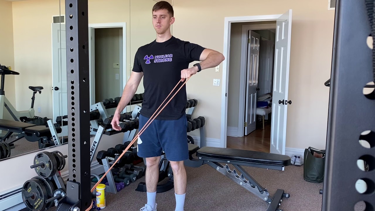 Banded High Pull to Cuban Rotation - Nuclear Strong - YouTube