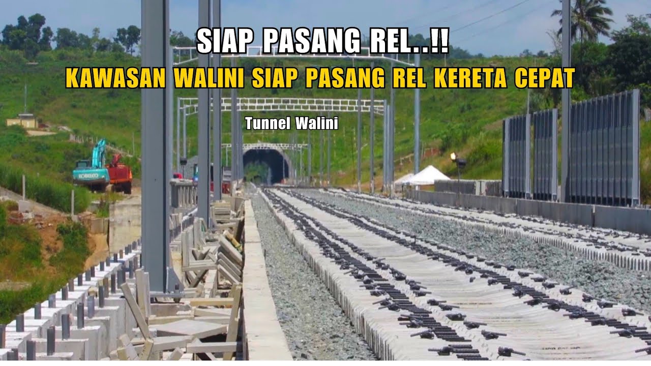 Memasuki Walini..! Pemasangan Rel Kereta Cepat Mulai Memasuki Kawasan ...
