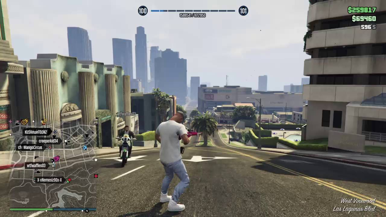 GTA 100 CELEBRATION AND MINI GAMES - YouTube