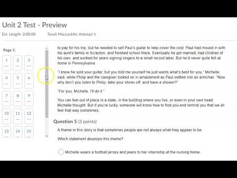 Unit 2 Test READ-ALOUD - YouTube