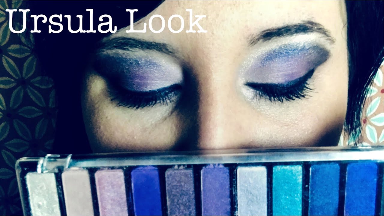 Ursula Inspired Purple Eye shadow Look - Makeup Tutorial - YouTube