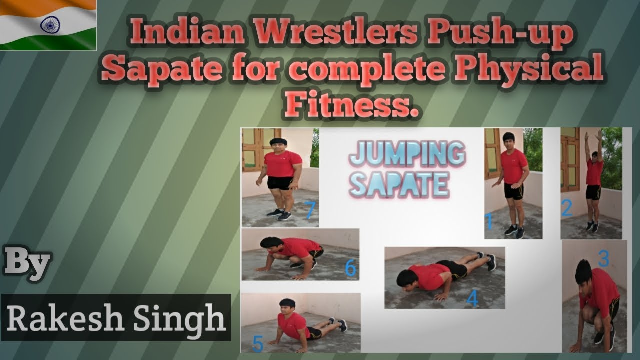 Indian Wrestlers Push-up Sapate for Complete Physical Fitness. - YouTube