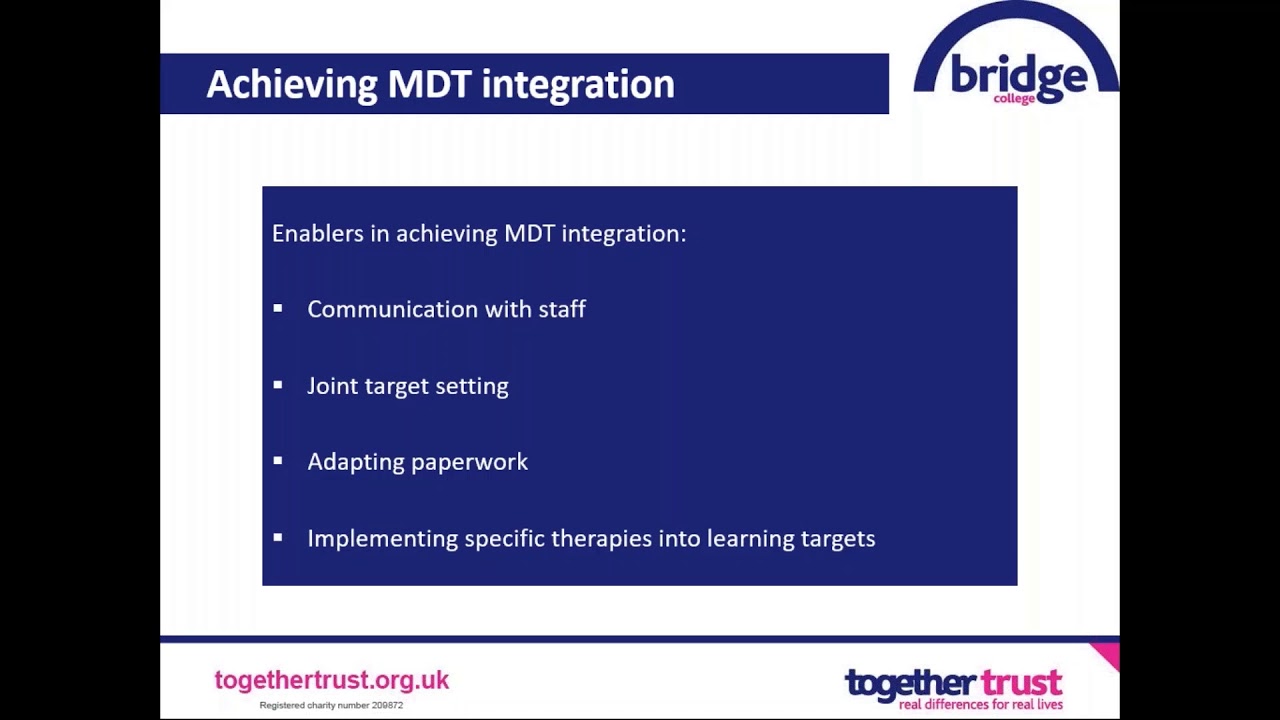 Integration of learning and therapy for students with PMLD - YouTube