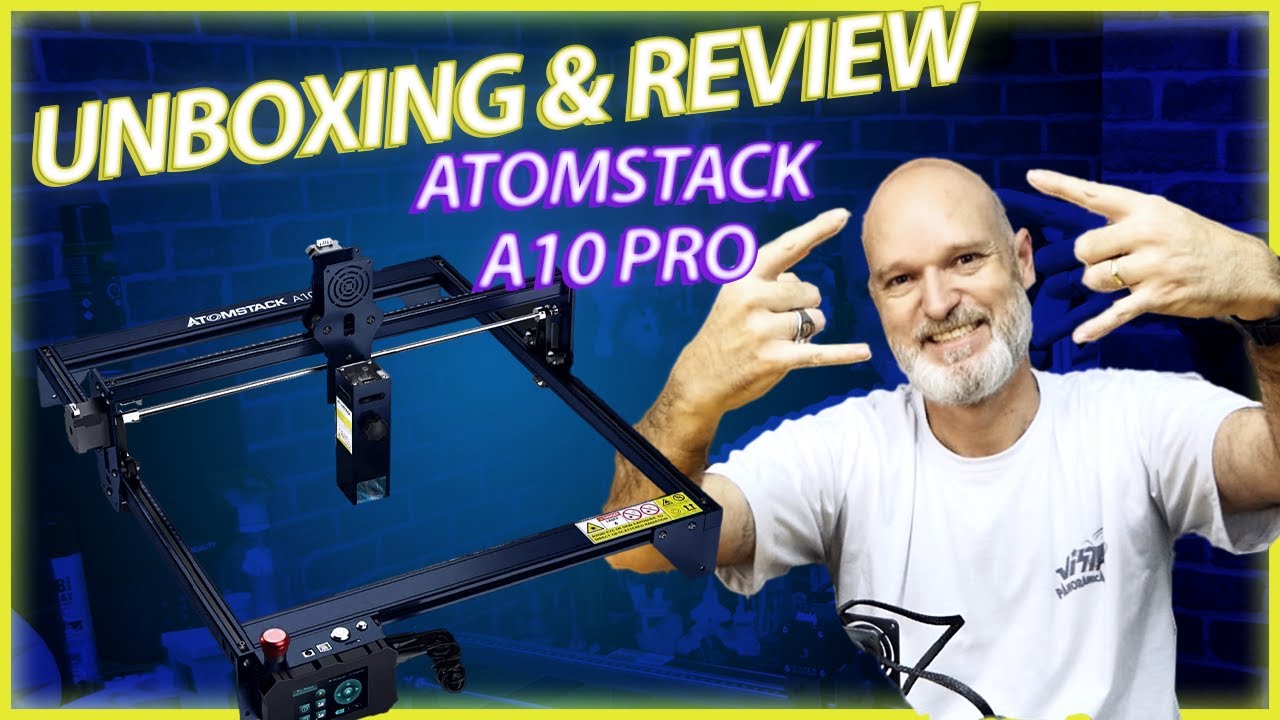 CNC LASER Atomstack A10 PRO - Gravadora a Laser l | Montagem e REVIEW ...