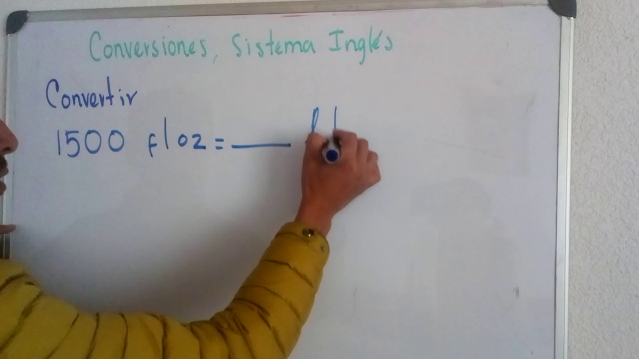 Conversiones: Sistema Inglés, usando la regla de tres - YouTube