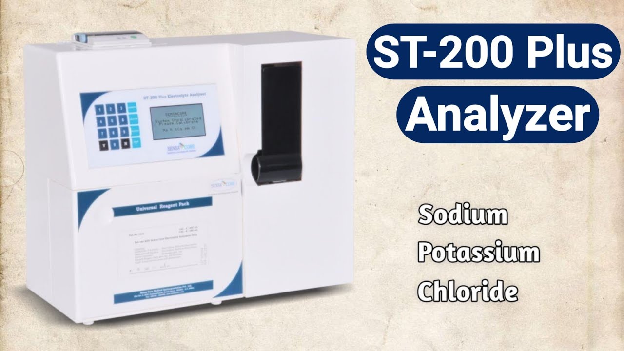 Electrolyte Analyzer | ST 200 Plus | Sensa Core | Sodium, Potassium ...