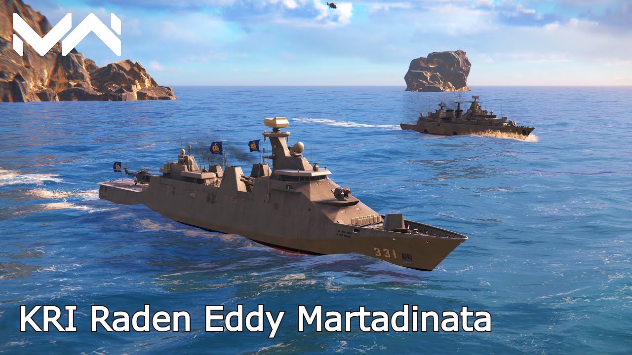 KRI RE Martadinata - First Fregate Indonesian Ship in Tier 2.. This ...