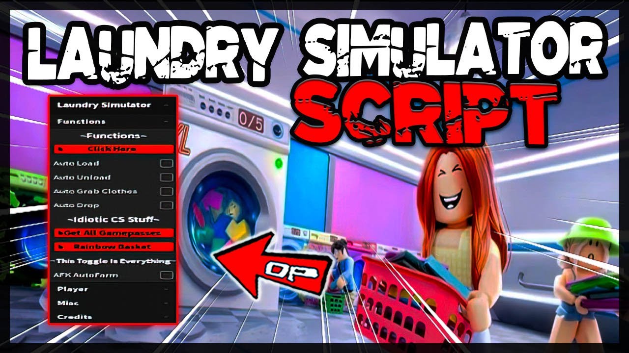 *BEST* New Laundry Simulator Script [2024] Very OP - YouTube