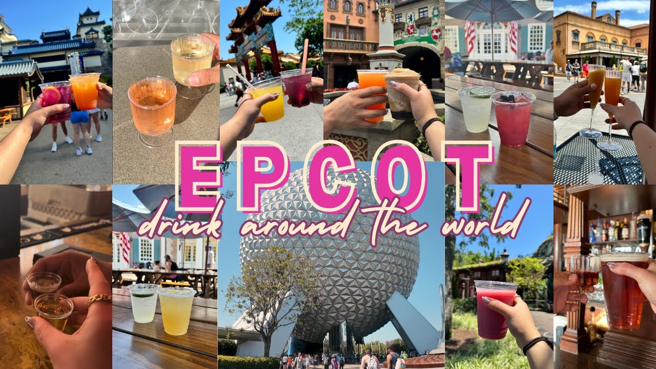EPCOT Drink Around The World + how much we spent - YouTube