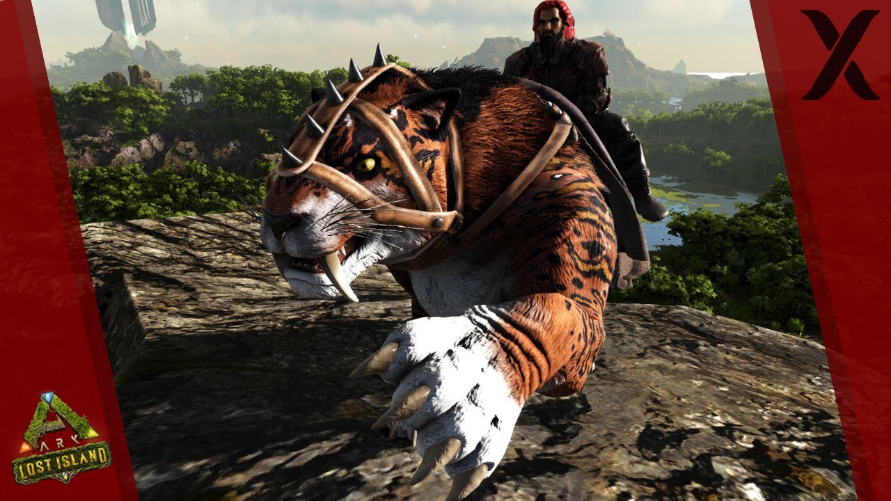 SMILODON TAMING!!! Ark - Lost Island [E14] - YouTube