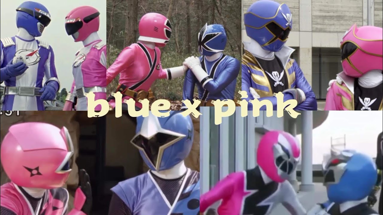 Super Sentai Couples | BLUE💙 x PINK💗 Compilation | Dekaranger ...