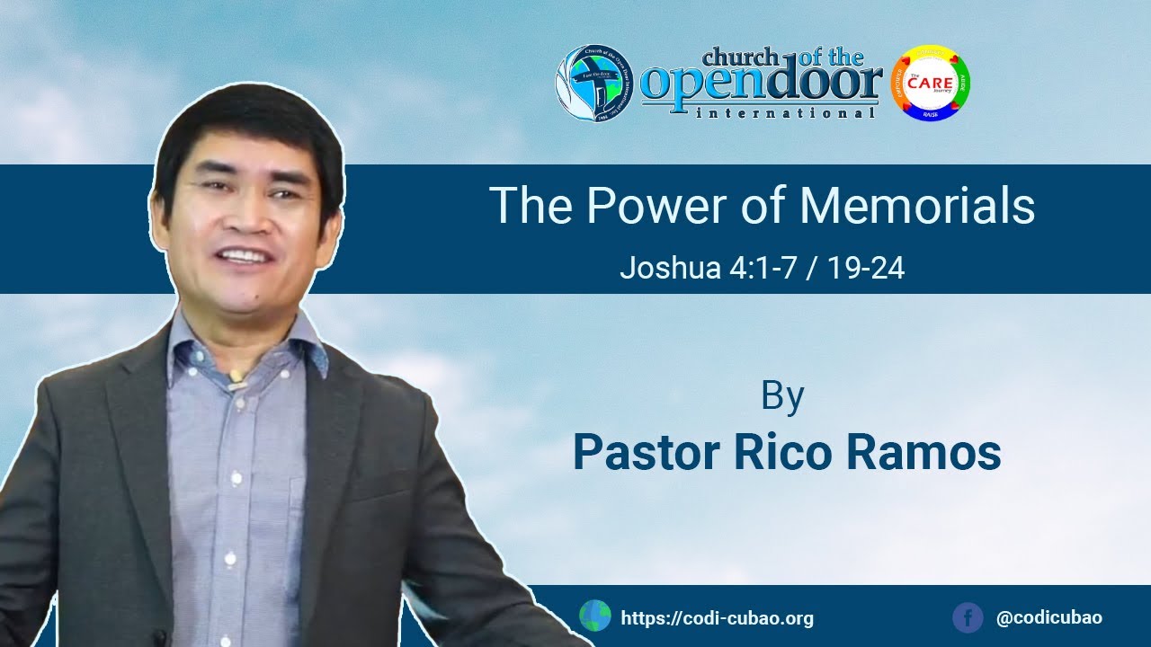 The Power of Memorials by Pastor Rico Ramos - YouTube