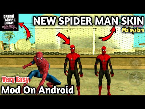 How To Add New Spider Man Skin Mod On GTA Vice City For Android [6K Tech]