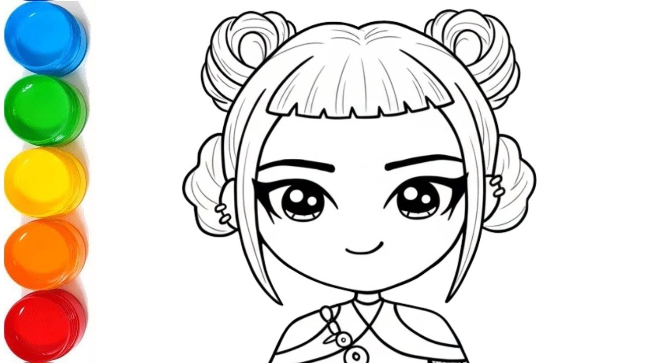 How to Draw Zoey KPop Demon Hunters Easy - YouTube