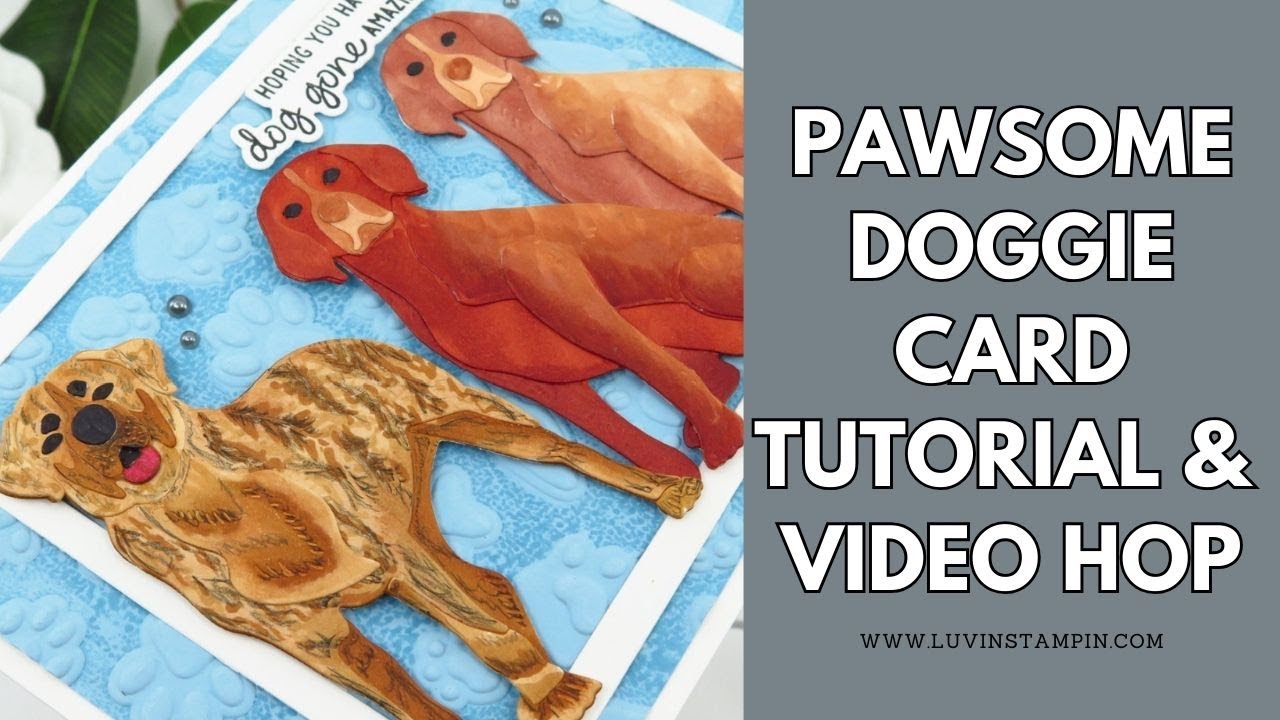 Homemade Dog Card Tutorial | Easy 5x7 Greeting Card for Dog Lovers ...