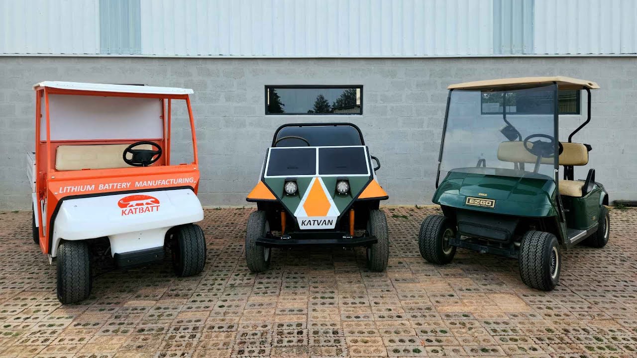 KATBATT EZGO Golf Cart Lithium Battery Install - YouTube