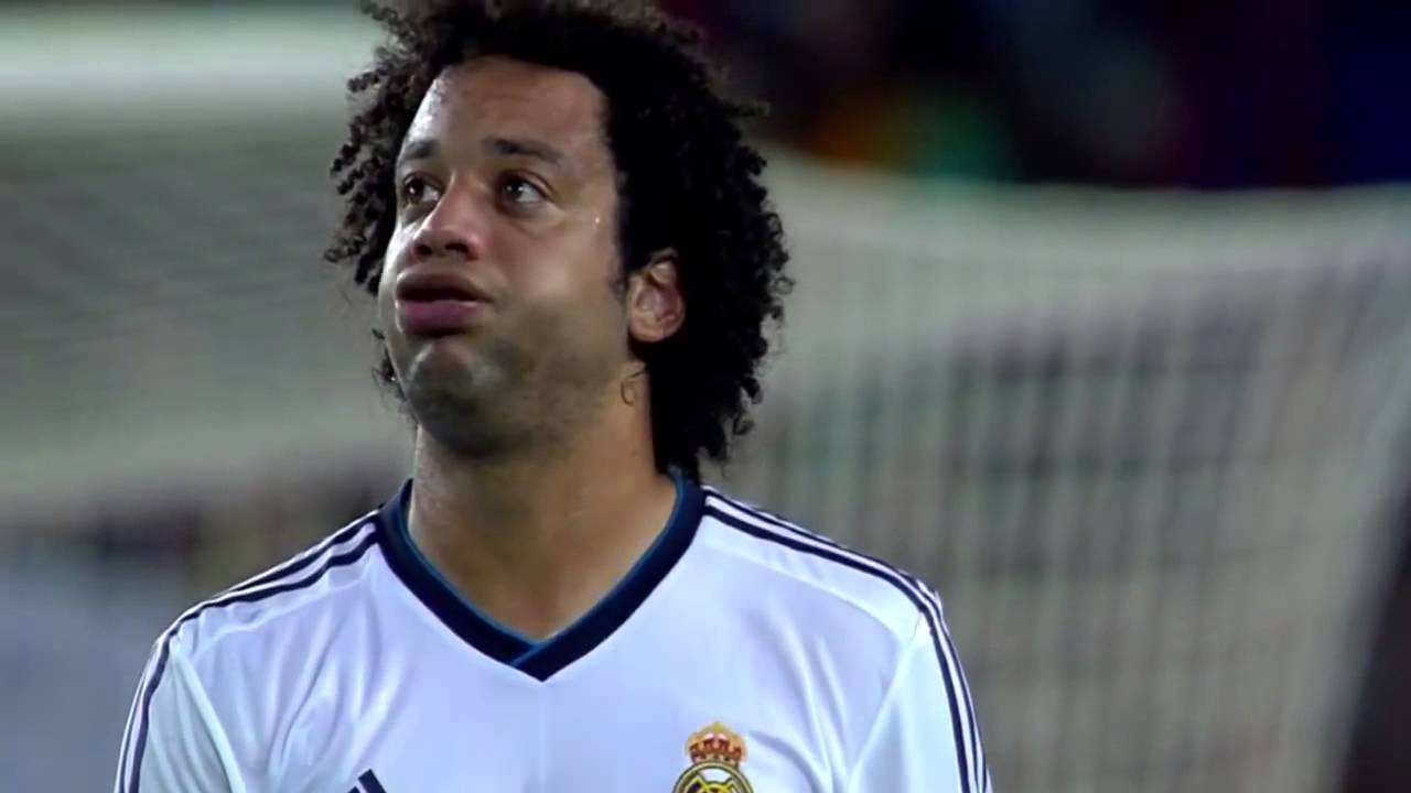 Marcelo Skills Vs Barcelona - YouTube