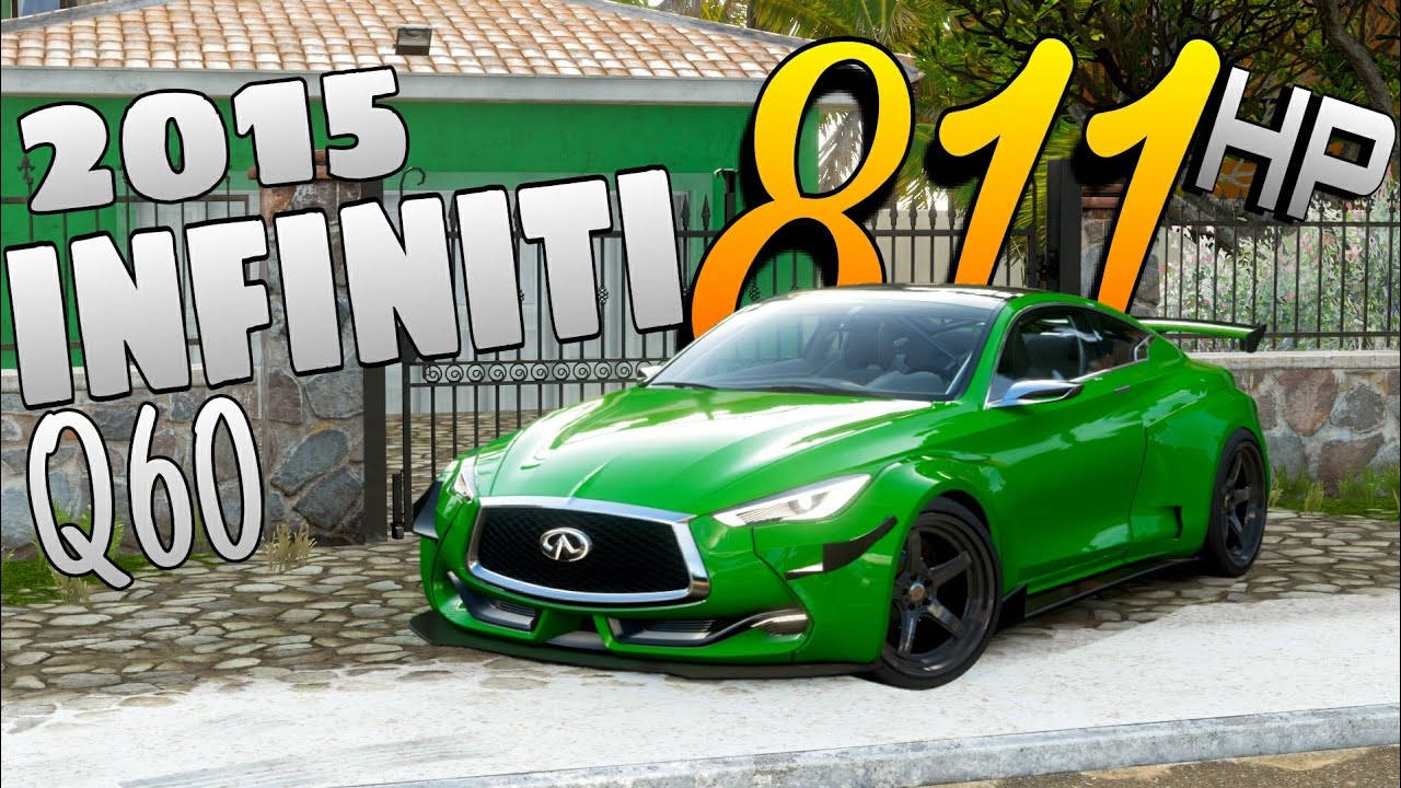 811HP 2015 INFINITI Q60 CONCEPT (WIDE BODY KIT) Gameplay / Forza ...