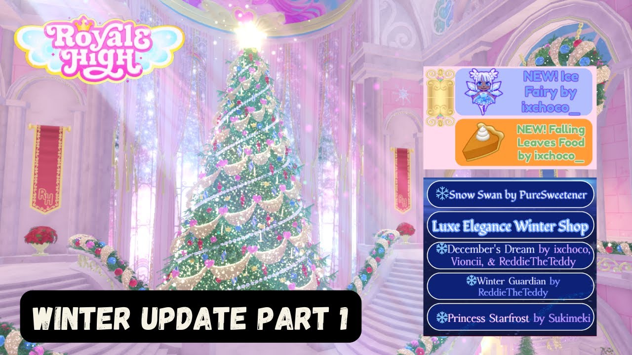 *NEW* Royale High WINTER UPDATE is HERE! Part 1 (Roblox) - YouTube
