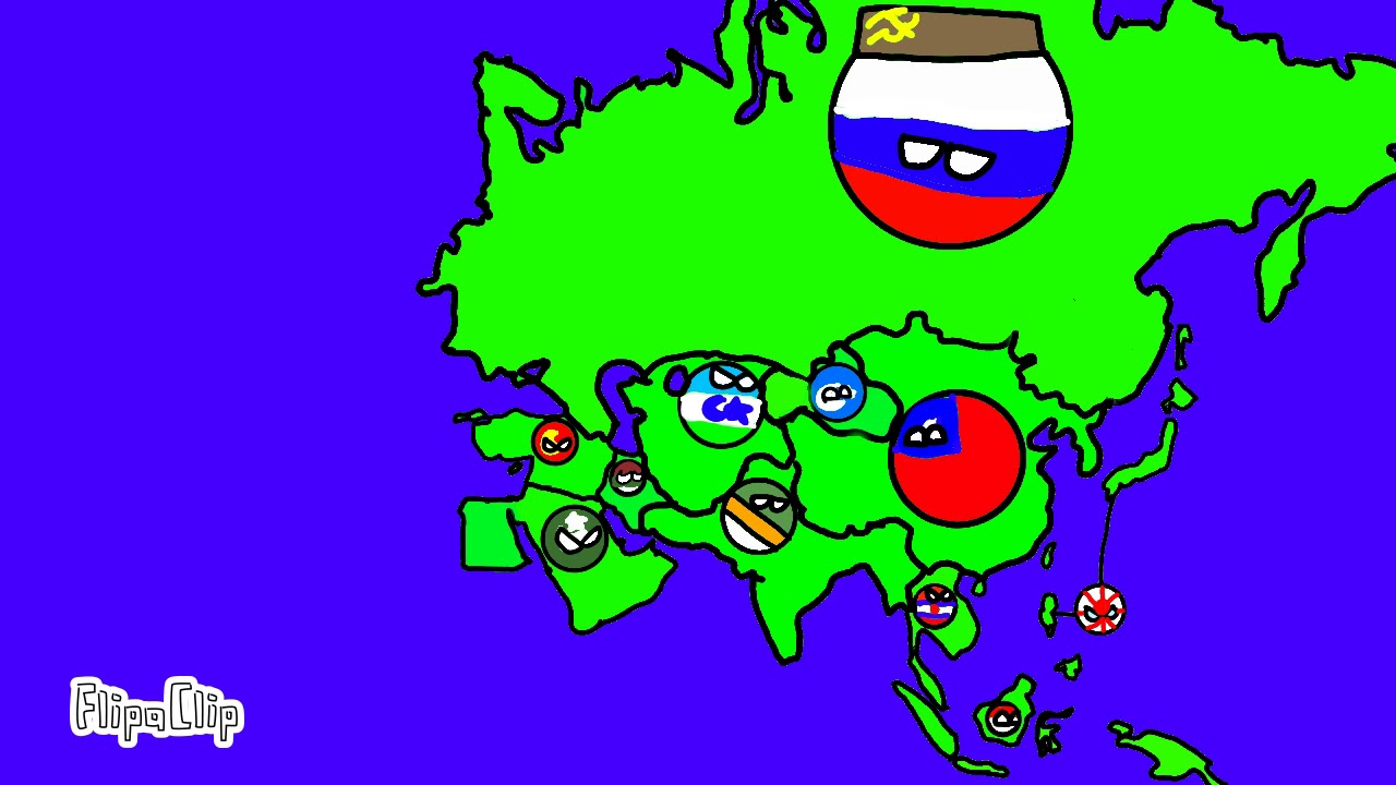 Alternative map of Asia - YouTube