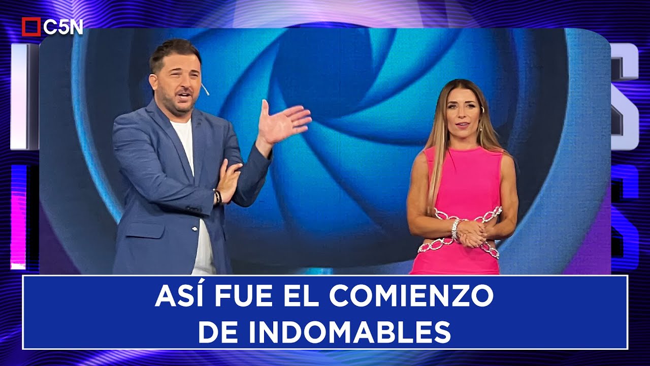 Así empezó INDOMABLES por la PANTALLA DE C5N - YouTube