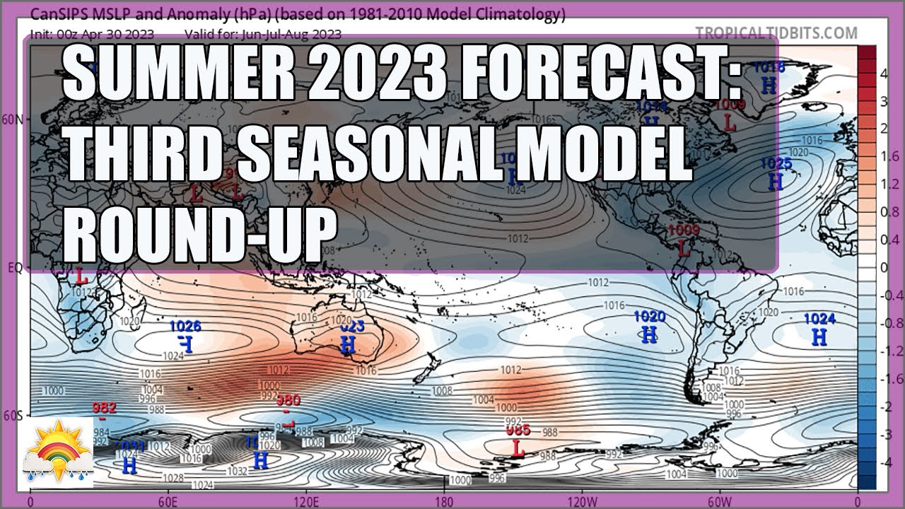 Summer 2023 Weather Forecast: Third Seasonal Model Round-Up - YouTube