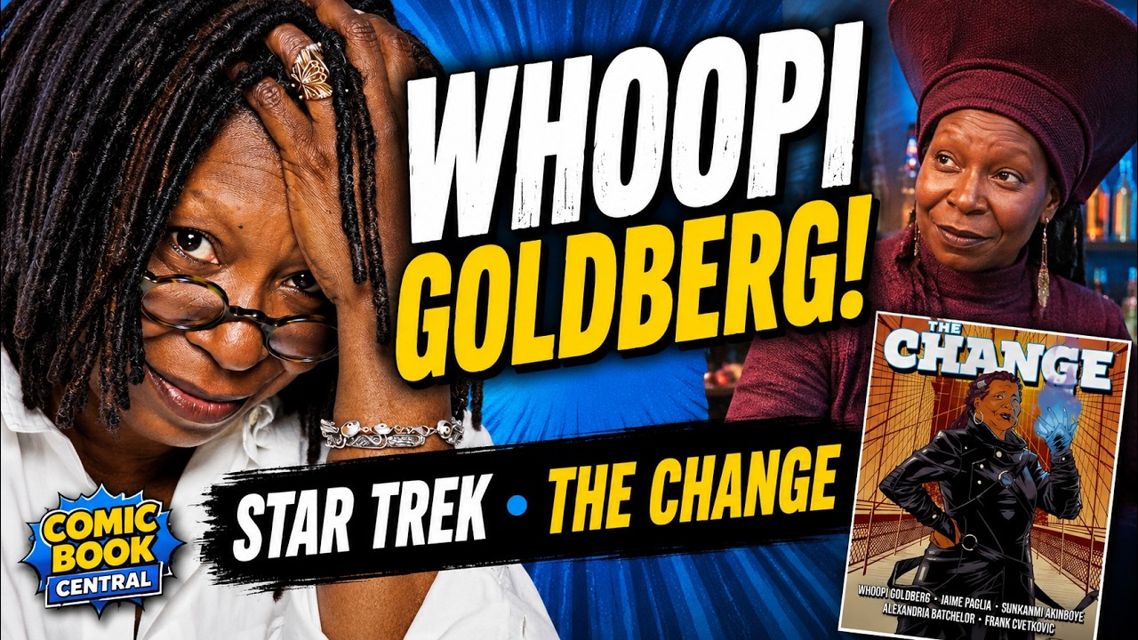 WHOOPI GOLDBERG on Star Trek, memoir & her new comic book, The Change ...