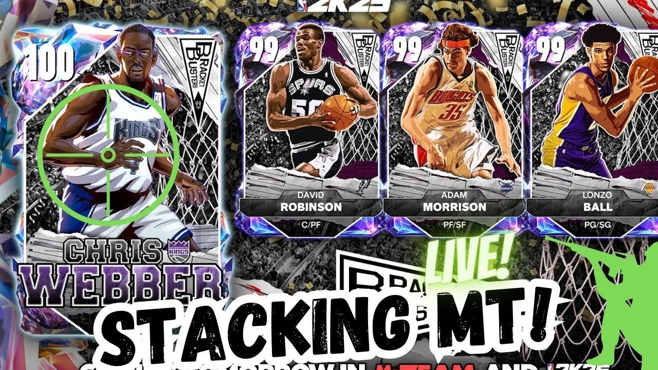 LIVE! - Sniping TOP TIER Cards in 2k25 MyTeam! * Bracket Busters ...