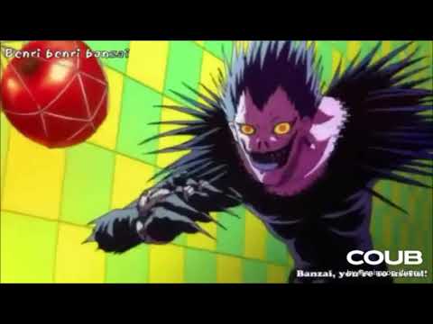 Ryuk from death note running at fast speed for an apple - YouTube