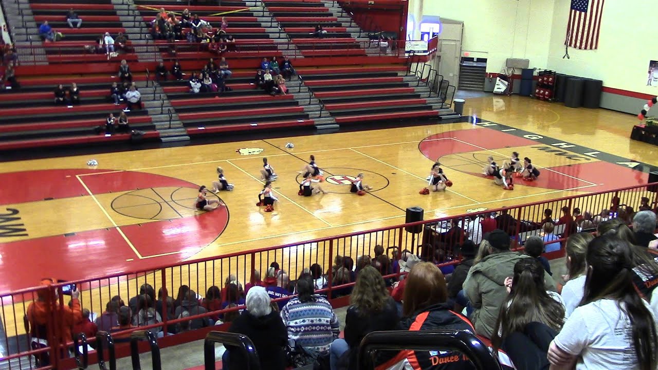 Herrin High School Dance Team Pom Dance Competition Routine 2014 - YouTube