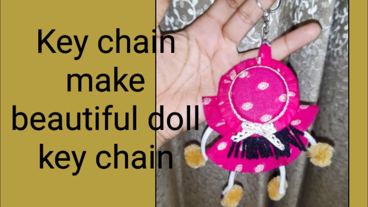 Key chain with waste materials | best out of waste | key chains | craft ...