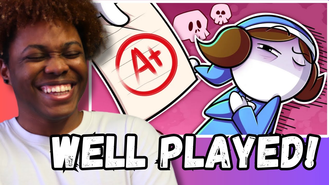 Reacting to TRICKED My Teacher into Giving Me EASIEST Project Ever ...