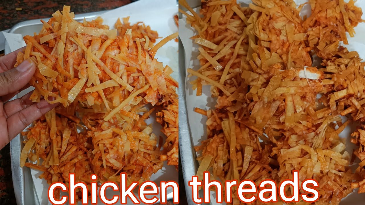 Crispy Chicken thread 🍗...Thread chicken 😋...Iftar recipe ️.. Ramzan ...