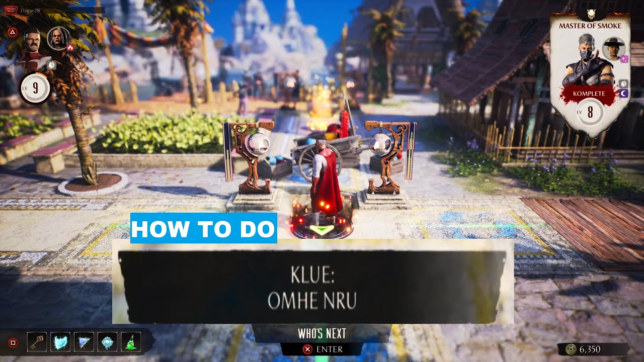 How To Do The Omhe Nru Klue In Mk 1 - YouTube