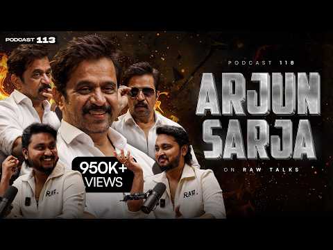 🔥🤩 HIS VIBE IN THIS EPISODE 👌🏻 | FT ARJUN SARJA GARU | Telugu Podcast | Raw Talks With VK