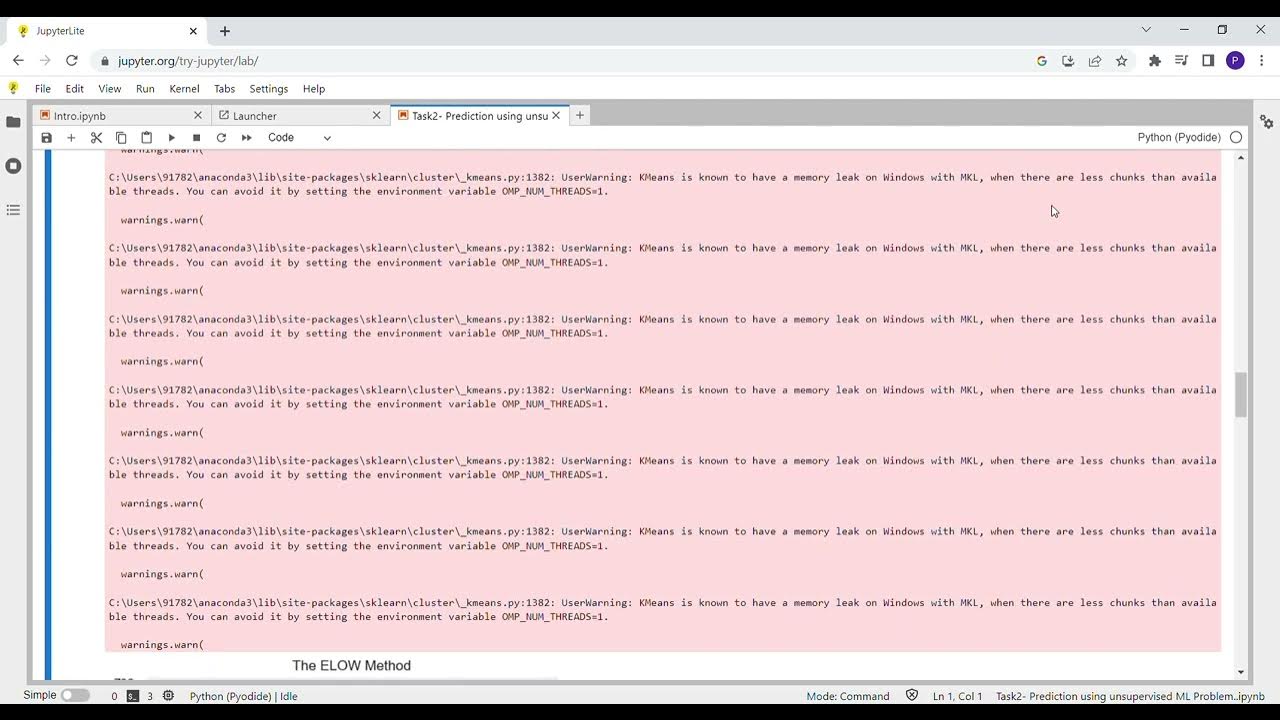 Task2 Prediction using unsupervised ML Problem - YouTube