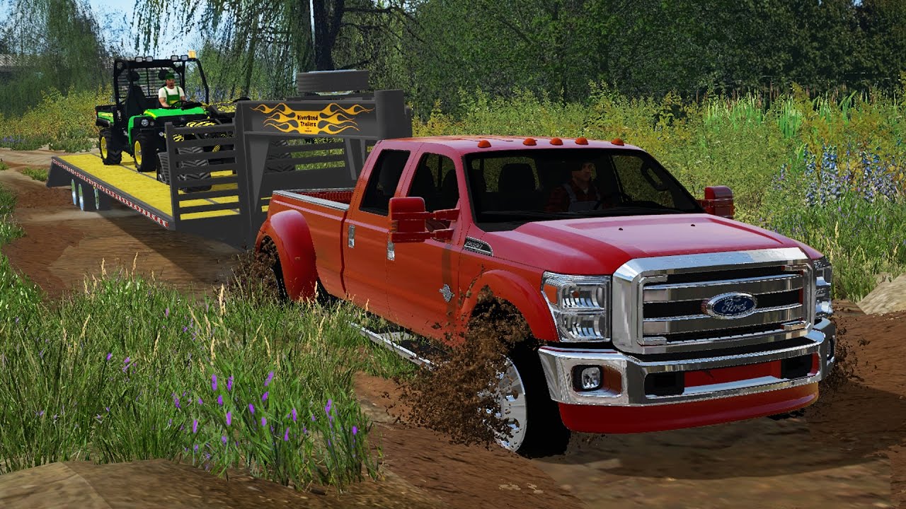 FS17 4x4 MUDDING! Ford F-350 Super Duty Off-Roading & Mudding! (Farming ...