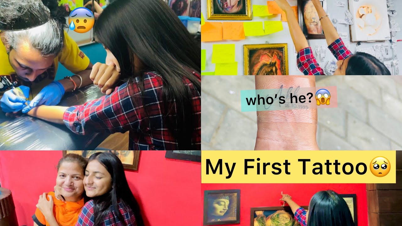 My First Tattoo Of My 😍🙈 || Shopping 🛒 || Its Anchal - YouTube